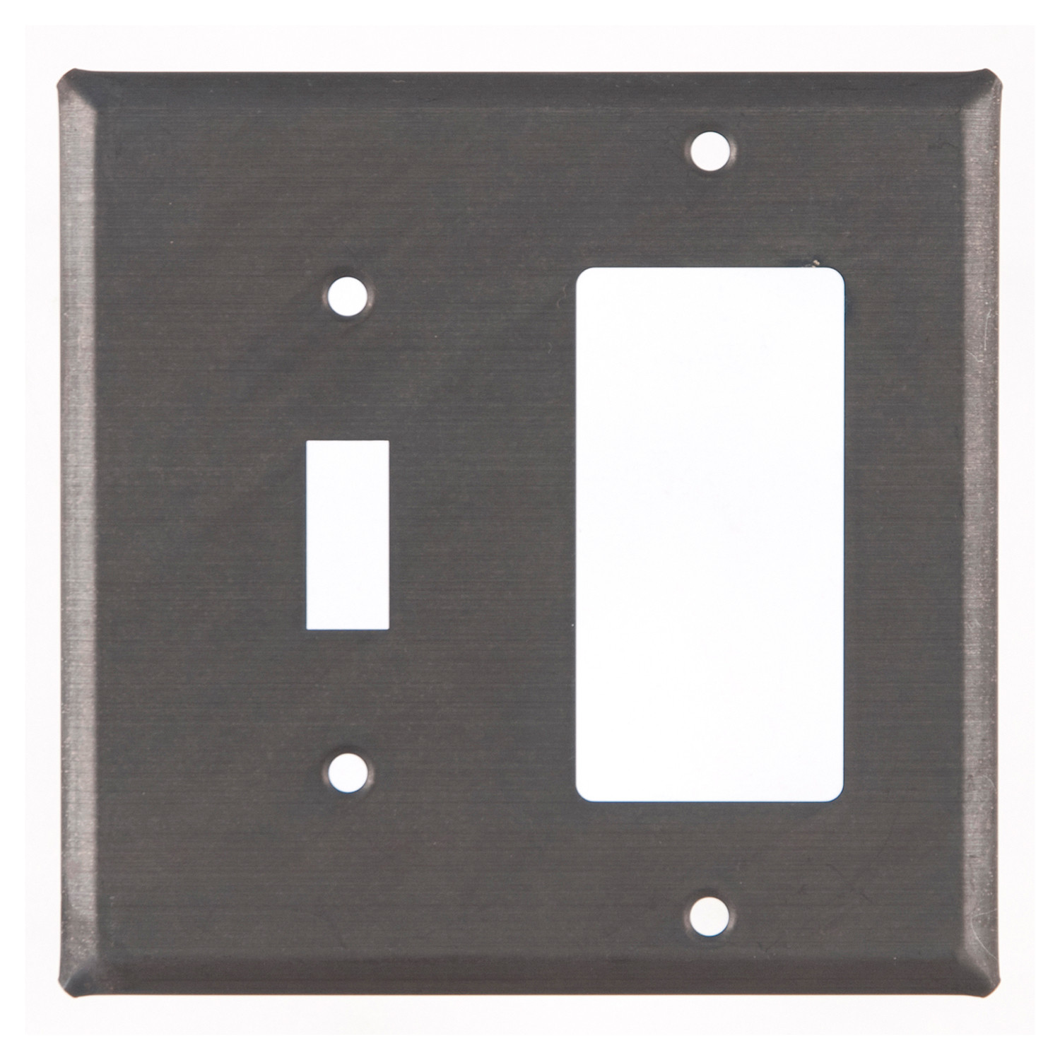 Plain Single Rocker (GFCI) Tin Switch Plate Cover in Rustic Tin - Wall ...