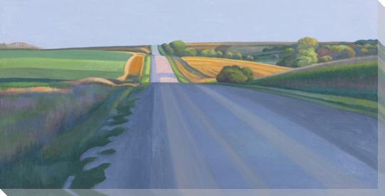 Open Road Wrapped Canvas Giclee Art Print Wall Art | Natural Scenery ...