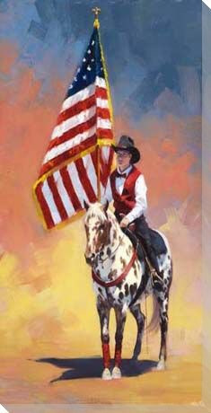 Brindle Rodeo Bull Wrapped Canvas Giclee Print Wall Art - Wall Decor ...