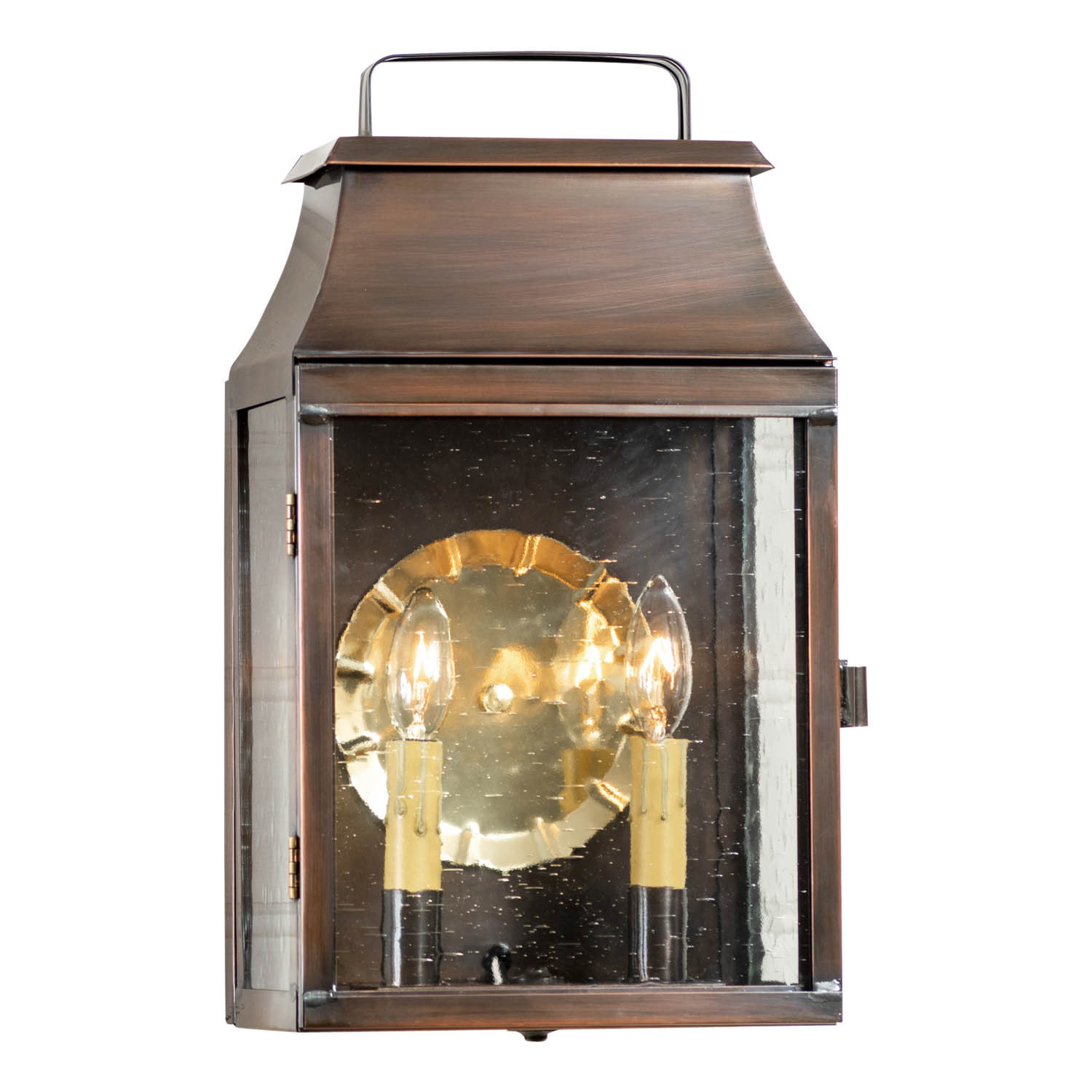 Valley Forge Outdoor Wall Light in Solid Antique Copper - 2 Light ...