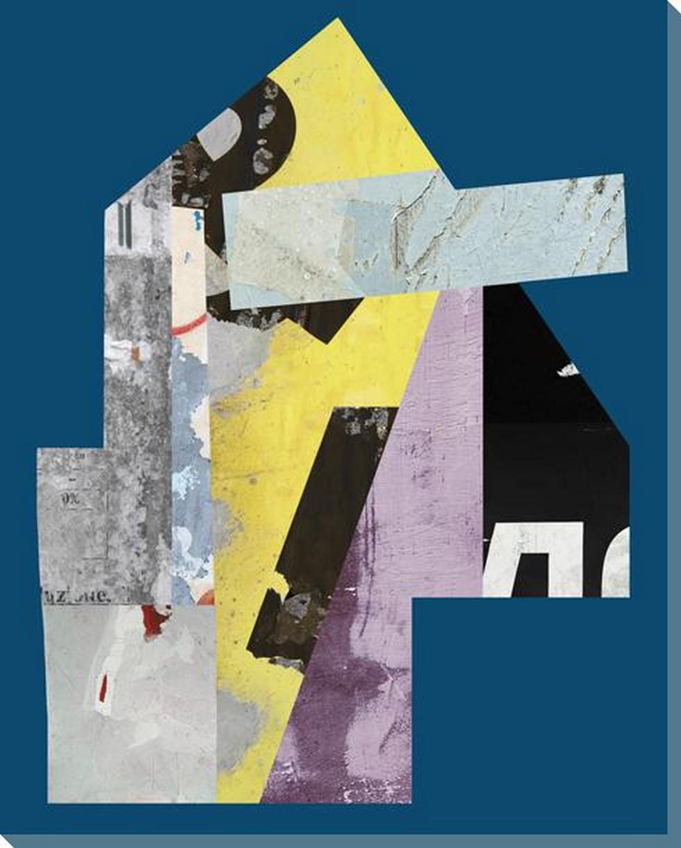 Deconstruction 4 Wrapped Canvas Giclee Art Print Wall Art | Abstract ...