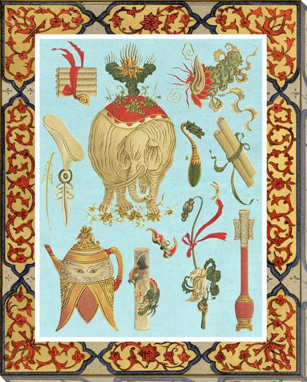 From The Orient 2 Wrapped Canvas Giclee Art Print Wall Art | Asian Wall ...