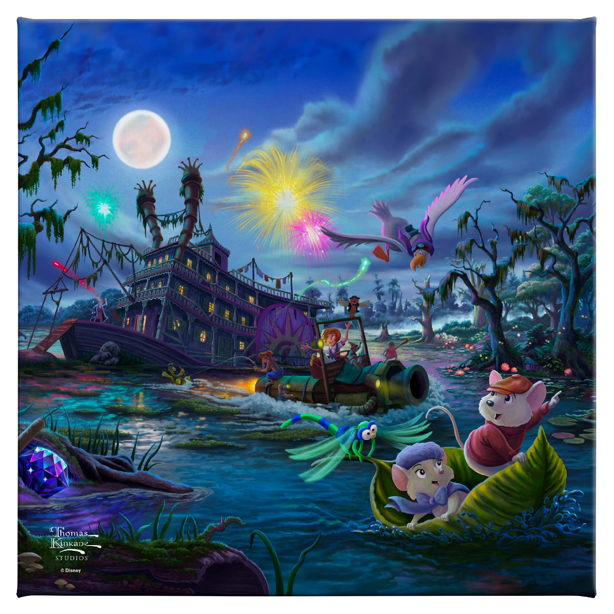 14" x 14" Disney Bambi's First Year Wrapped Canvas Wall Art - Wall Decor