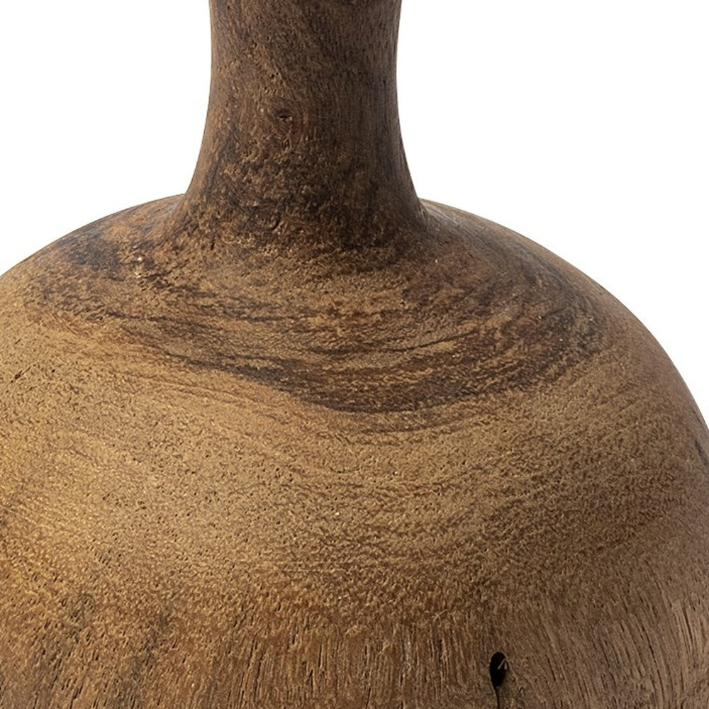 7" Rustic Natural Vase Shaped Sculpture - Decorative Accessories