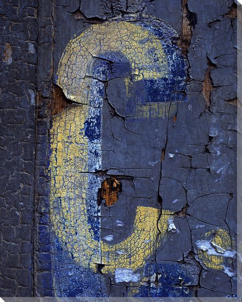 Colorful Letter C Wrapped Canvas Giclee Print Wall Art | Typography ...