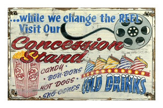 Customizable Concession Stand Vintage Style Wooden Sign - Personalized ...