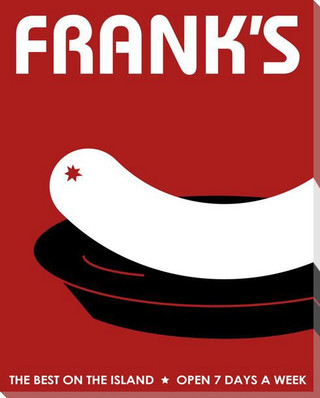 Frank's Glasses Wrapped Canvas Giclee Print Wall Art | Trendy Wall Art ...