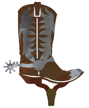 Cowboy Burnished Large Single Metal Wall Hook
