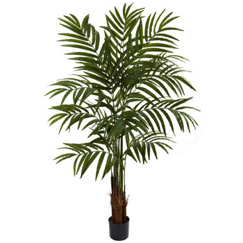 Nearly Natural 5' Bamboo Palm Silk Tree - Artificial Trees - Silk Trees