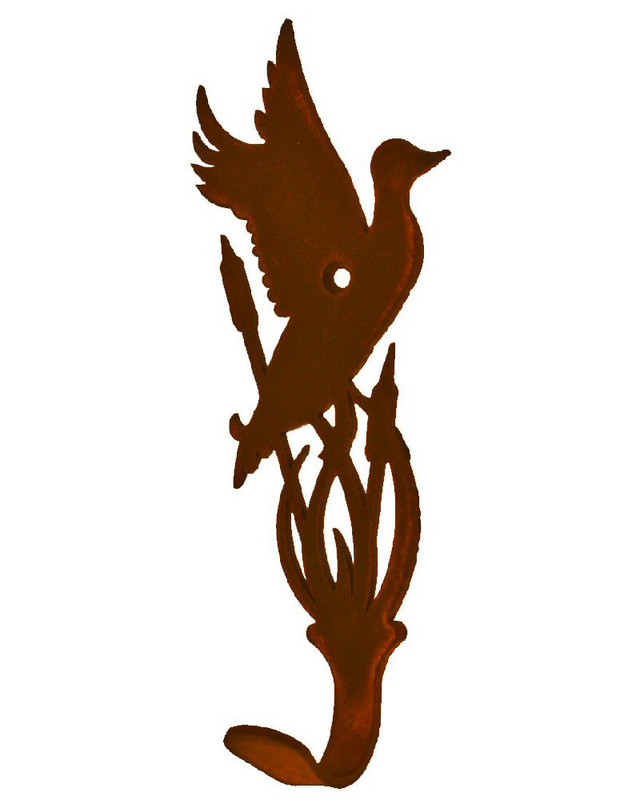 Ducks in the Cattails Metal Wall Key Rack | Lake Cabin Wall Rack