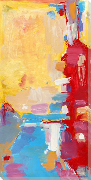 Narria 4 Wrapped Canvas Giclee Art Print Wall Art | Abstract Home Decor