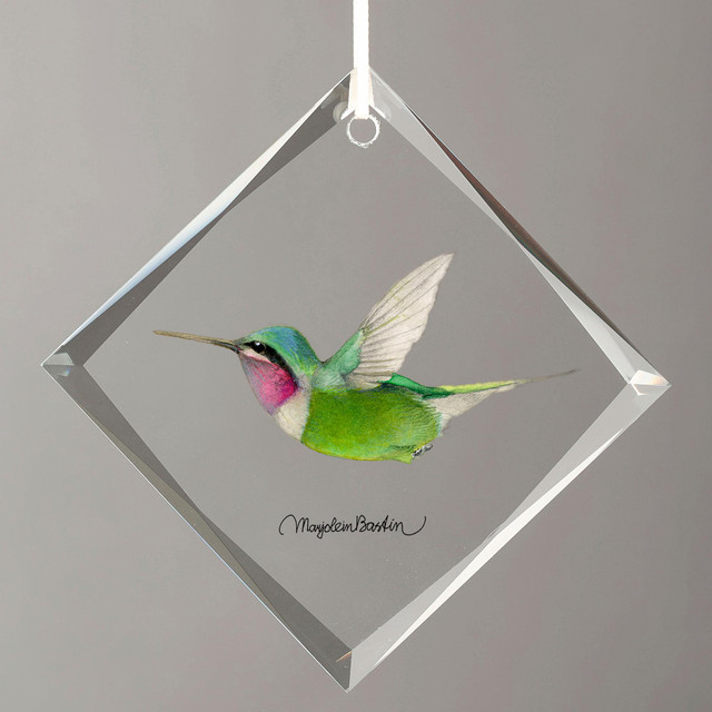 Hummingbird Christmas Tree Ornaments, Set of 4 - Christmas Decorations ...