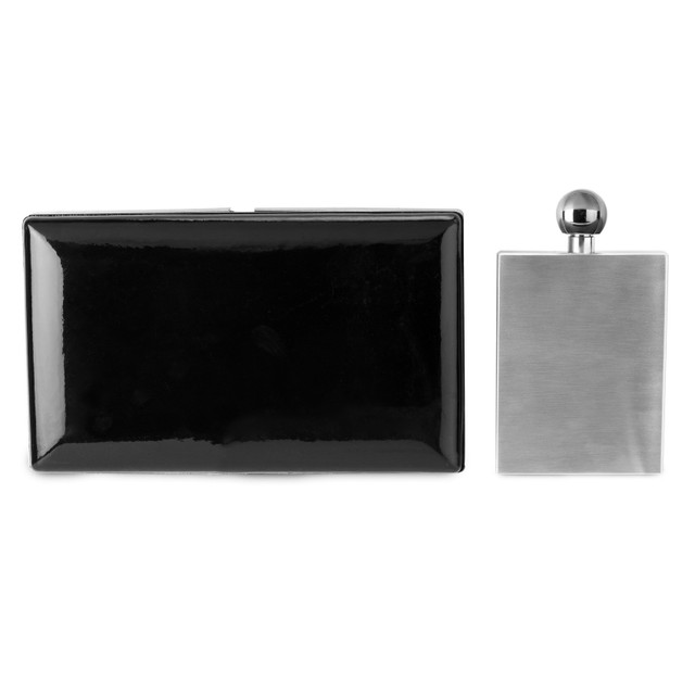 Vip Black Incognito Clutch Flask By Blush Barware
