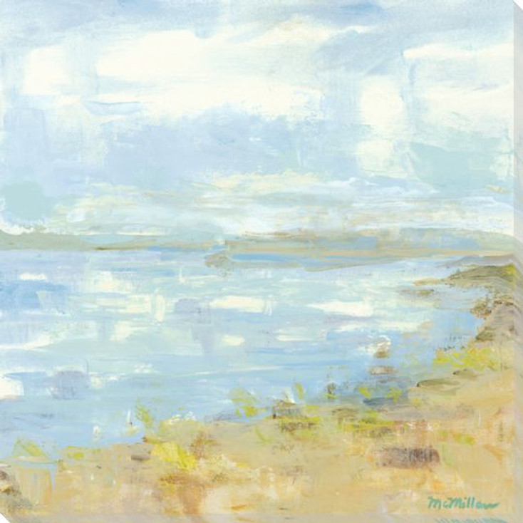 Lovely Cove Wrapped Canvas Giclee Print Wall Art | Beach Wall Decoration