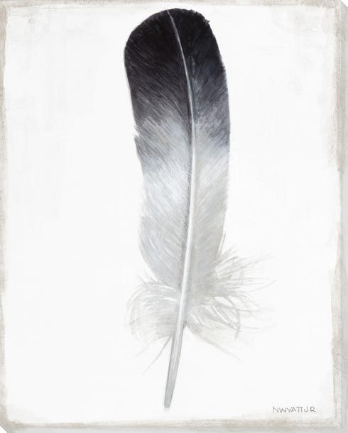 Flock I Wrapped Canvas Giclee Art Print Wall Art | Contemporary ...