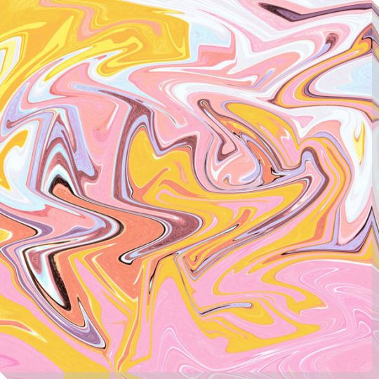 Fluidity 1 Wrapped Canvas Giclee Art Print Wall Art | Abstract Home Decor