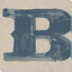 Painted Letter B Wrapped Canvas Giclee Print Wall Art | Monogram Wall ...