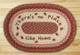 20" x 30" No Place Like Home Braided Jute Oval Rug by Harry W. Smith ...