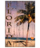 Customizable Beach Palm Paradise Island Florida Vintage Style Wooden ...