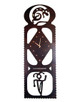 Petroglyph Metal Wall Clock | Tribal Southwest Wall Accent