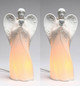 Angel with Heart Porcelain Night Light, Set of 2 - Lighting - Appletree ...
