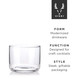 Crystal Negroni Glasses by Viski, Set of 2 - Drinkware
