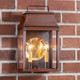 Valley Forge Outdoor Wall Light in Solid Antique Copper - 2 Light ...