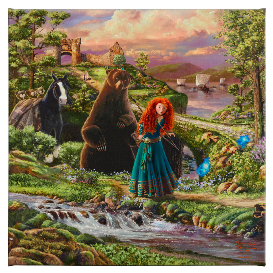 24" x 30" Disney/Pixar Brave Wrapped Canvas Wall Art - Wall Decor