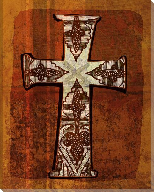 Cross 1 Wrapped Canvas Giclee Print Wall Art | Faith Inspired Wall ...