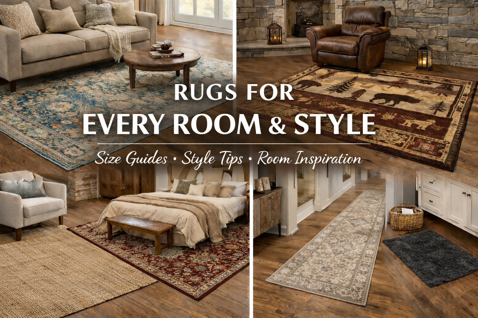 Area Rugs for Every Room | Sizes, Styles and Design Tips - JataShop