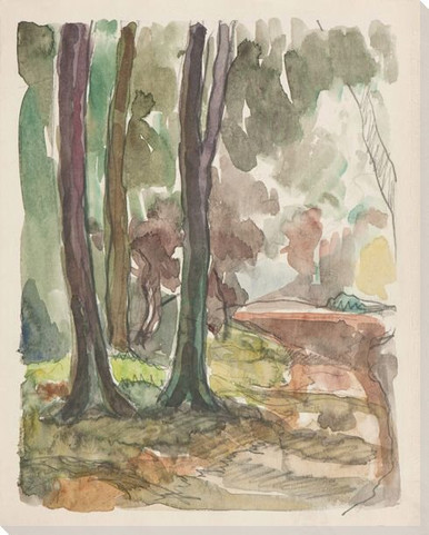 Tree Study Wrapped Canvas Giclee Print Wall Art | Majestic Tree Wall Art