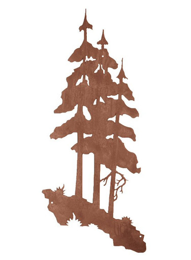 Pine Trees Metal Wall Art | Nature Inspired Forest Design