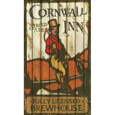 Customizable Cornwall Inn Vintage Style Wooden Sign - Personalized ...