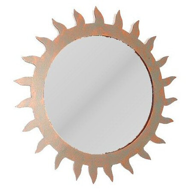 Sun Metal Wall Mirror | Southwest Desert Wall Accent