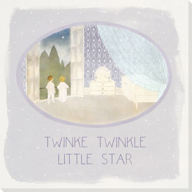 Children Rhymes Twinkle Twinkle Wrapped Canvas Giclee Art Print | Kids ...