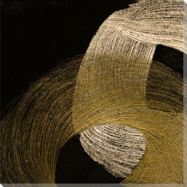 Gold Revolution II Wrapped Canvas Giclee Art Print Wall Art | Modern ...