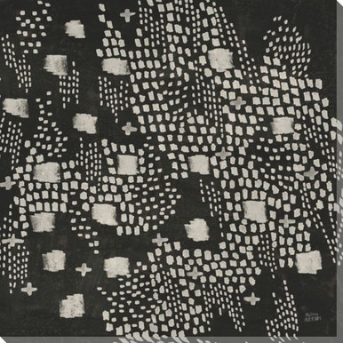 Dots And Blocks Wrapped Canvas Giclee Art Print Wall Art | Contemporary ...