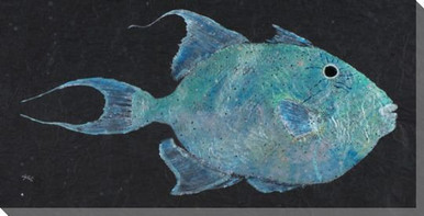 Spotted Queen Triggerfish Wrapped Canvas Giclee Print Wall Art ...