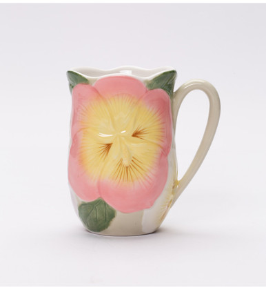 Colorful Pansy Mugs, Set of 2 - Drinkware - Tableware - Cosmos