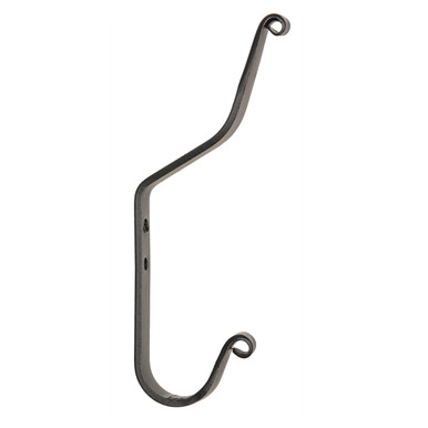 Wrought Iron Coat Hooks, Set of 6 - Rustic Decor