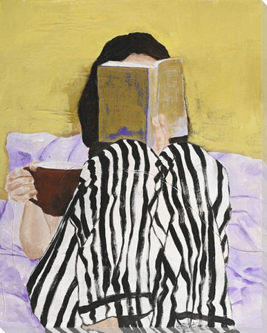 Reading Wrapped Canvas Giclee Art Print Wall Art | Runway Inspired Wall ...