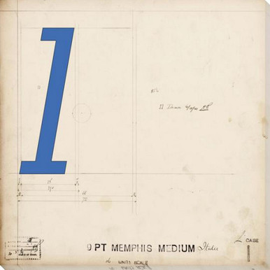 Memphis Medium L Wrapped Canvas Giclee Art Print Wall Art | Monogram ...