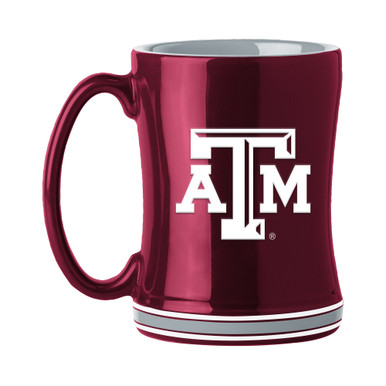 Texas A&M Aggies 14oz Maroon Ceramic Coffee Mug | Licensed NCAA Team ...