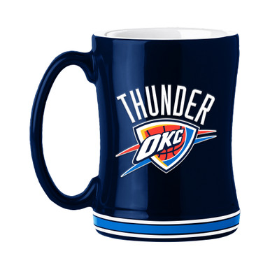 Oklahoma City Thunder 14oz Navy Ceramic Coffee Mug | Official NBA Team ...
