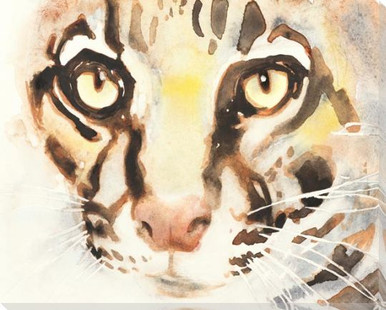 Ocelot Wrapped Canvas Giclee Art Print Wall Art | Majestic Animal Wall ...