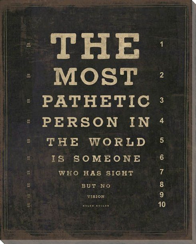 The Most Pathetic Person... Saying Wrapped Canvas Giclee Print ...