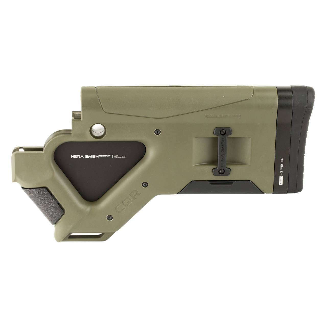 Hera Arms CQR Stock CA-Version (Featureless) - OD Green - ROG Tactical