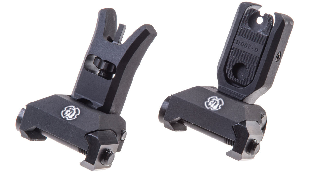 Troy SOCC Low Profile Folding Rear Sight -BLK - ROG Tactical