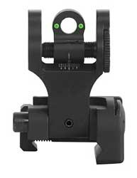 Troy BattleSight Rear Tritium Folding - Black - ROG Tactical