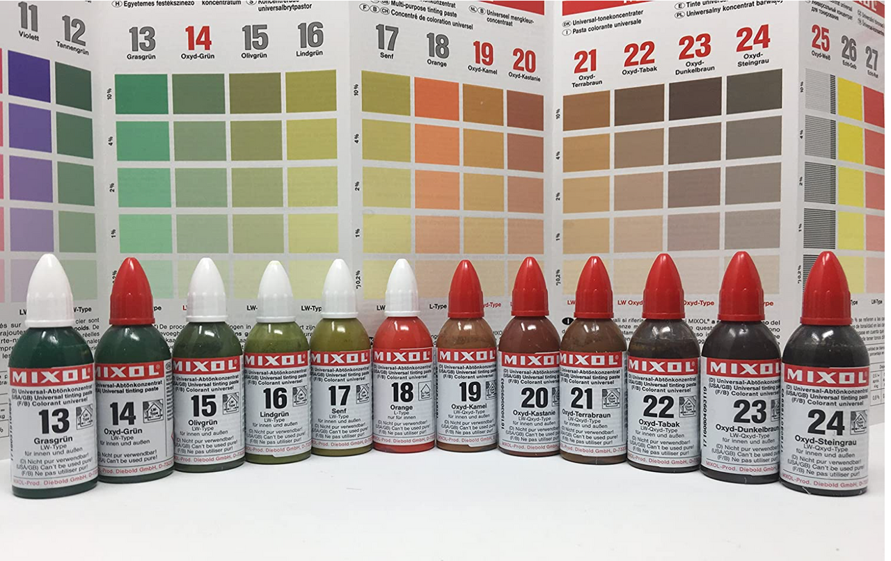 Mixol Special Tone 12 Color Set (20ml) - Floor Mechanics - The Fastest ...